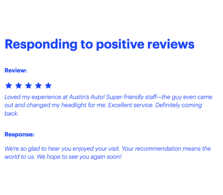 10 Positive Review Examples from Satisfied Customers - Podium