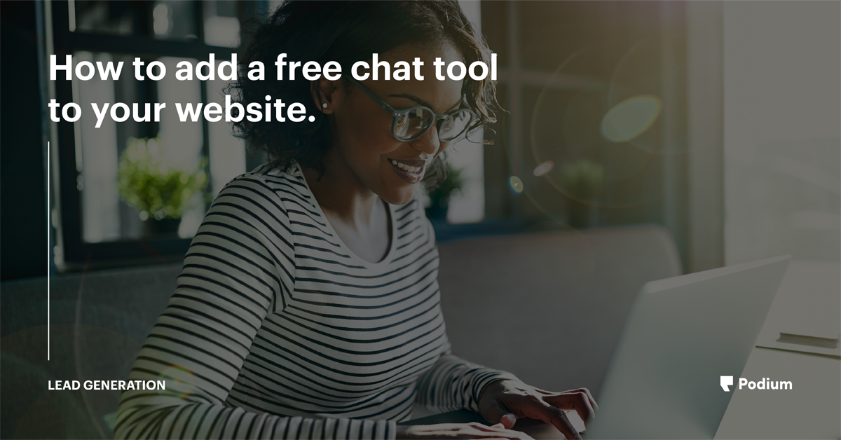 How to Add a Live Chat to Your Website in 6 Steps - Podium
