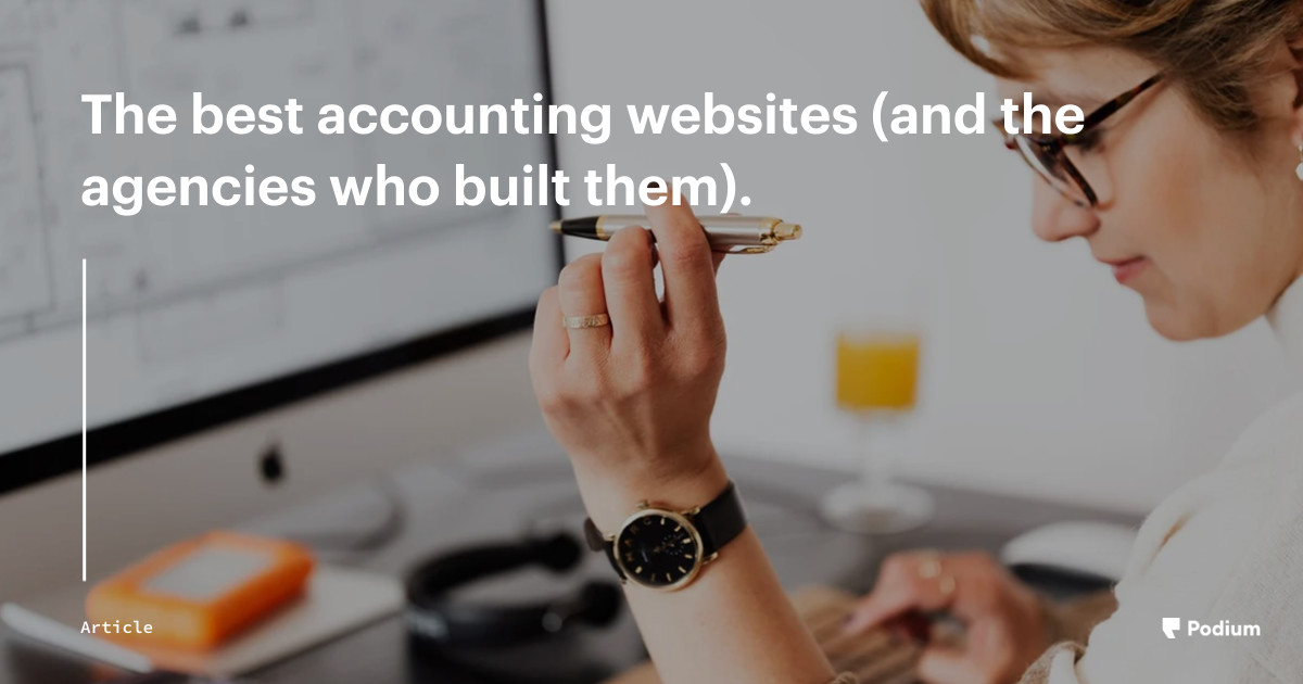 The best accounting websites (and the agencies who built them). - Podium